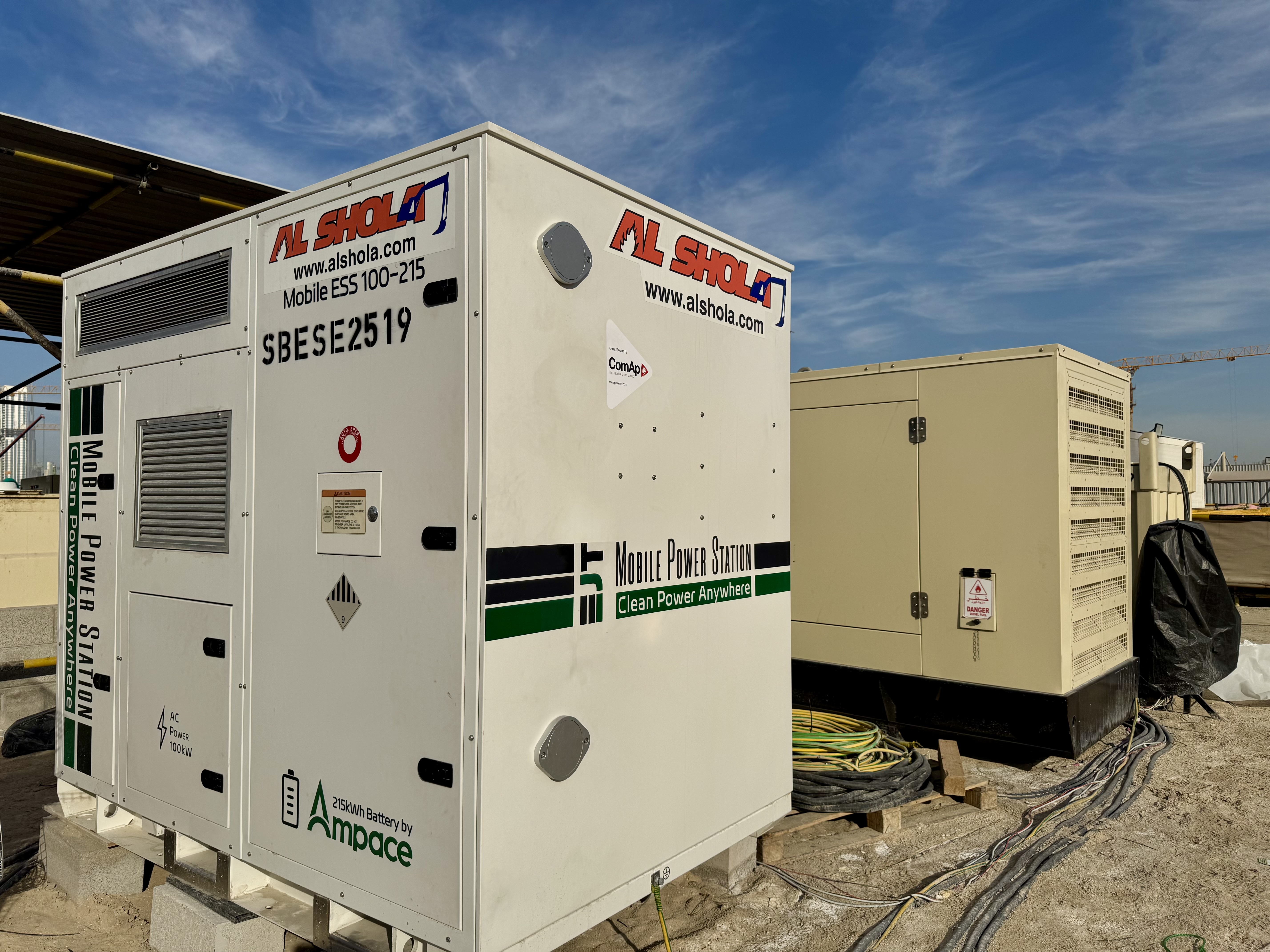 ComAp - Battery Energy Storage Solution for a Rental Fleet in Dubai